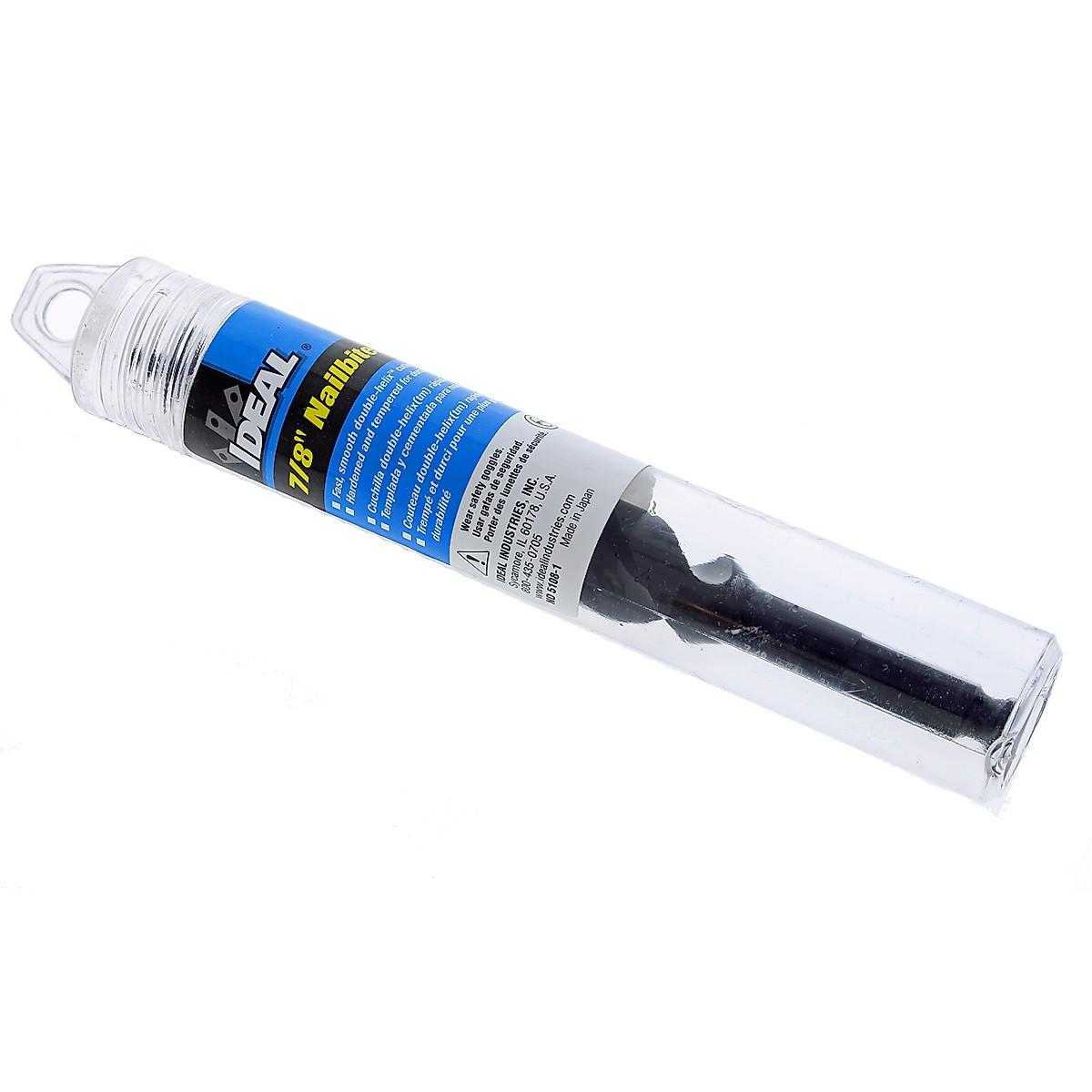 IDEAL Electrical 35-814 Nailbiter™ 7-1/2 in. Ship Auger – 7/8 in. Drill Bit w/ Dual-Helix Head, 60 deg. Angled Design