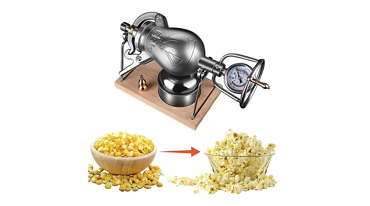 Retro Chinese Popcorn Maker - Mini Popcorn Machine