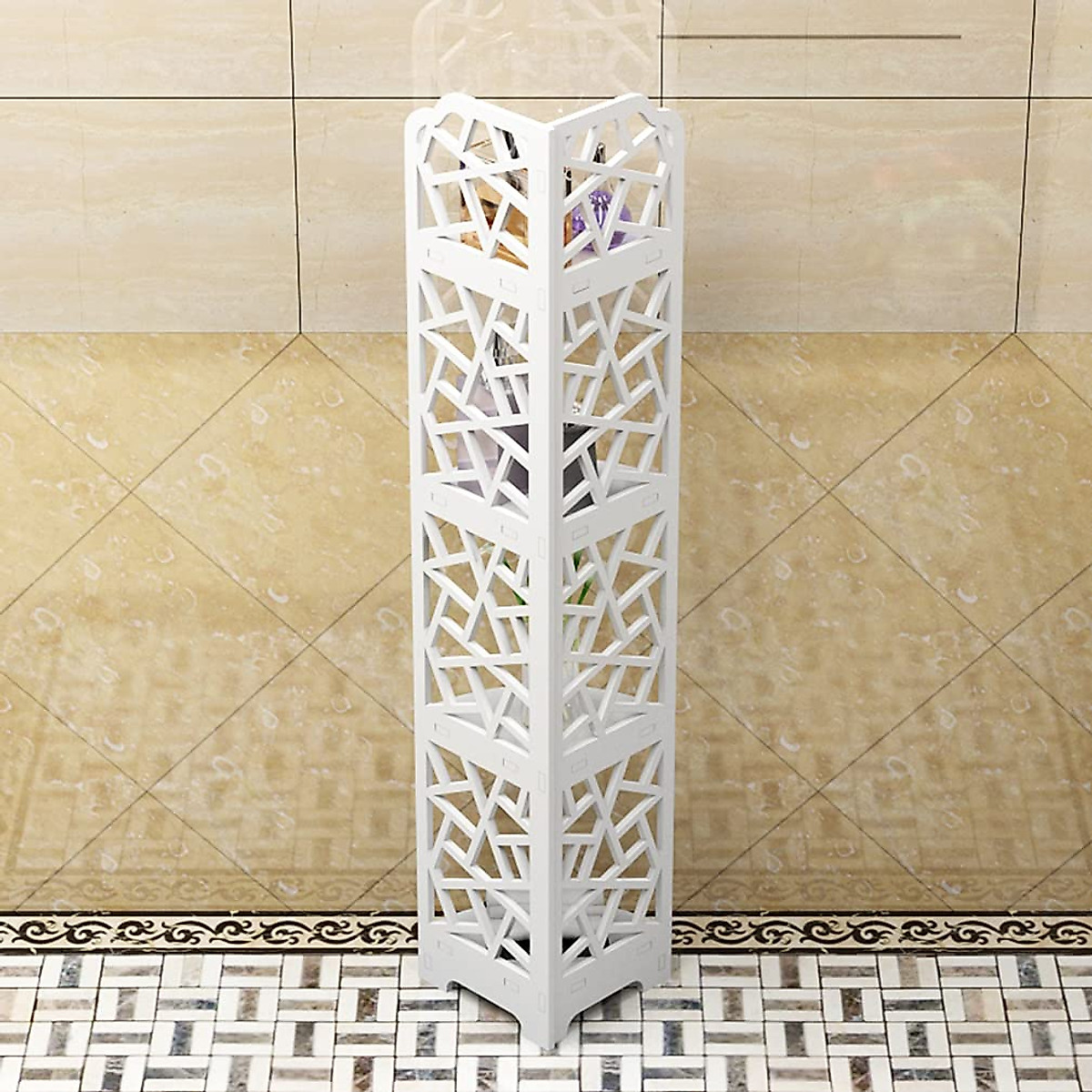 Intexca & Design MultiTier Bathroom Storage Corner Shelf Rack Organizer 4 Tier