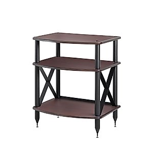 Pangea Audio Vulcan TT Turntable Stand with Vinyl Record Storage - Black