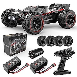 HYPER GO H14BM 1/14 Brushless RC Cars for Adults Fast 50 mph, RC Trucks 4wd Offroad Waterproof, Electric Powered High Speed RC Car, Scary Fast Extreme RC Truggy with 3S Battery for Snow Sand