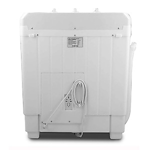 COSVALVE Portable Washing Machine 17lbs Compact Twin Tub Washer and Dryer Combo for Apartments,Dorms,RV's,College Rooms,Camping