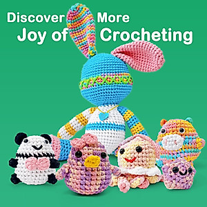 FREEASYFAR 3.5Oz/120yds Beginner Easy Yarn, Crochet & Knitting Yarn for Beginners with Easy-to-See Stitches, Worsted-Weight Medium #4;Cotton Blend Yarn for Amigurumi DIY(Coral,1 Skein)