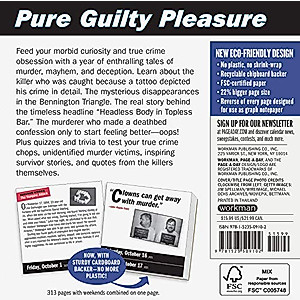 A Year of True Crime Page-A-Day Calendar 2021