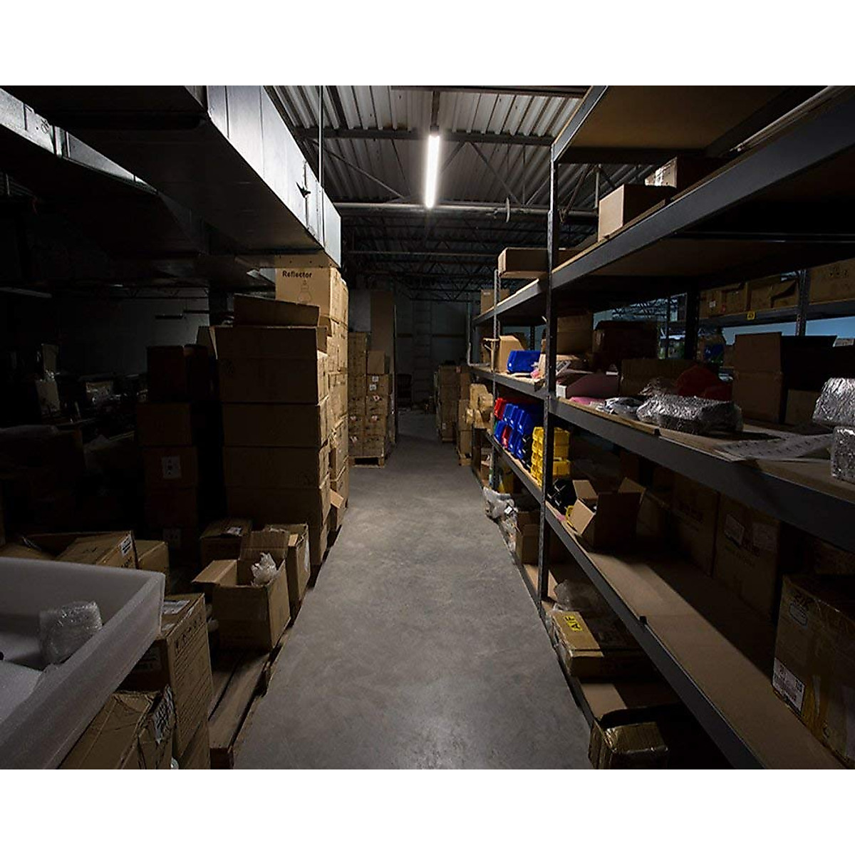 FAITHSAIL 8FT LED Shop Lights, 110W Linkable LED Strip Light, 13800LM, 1-10V Dimmable, 5000K, Commercial Grade Big Size 8 Foot Linear Ceiling Lighting Fixtures for Warehouse, Garage, Workshop, 2 Pack