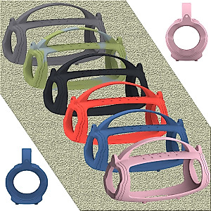 Silicone Cover Case for JBL Charge 5 Portable Bluetooth Speaker, Protective Skin Case for JBL Charge 5 Portable Bluetooth Speaker Accessories(Only Pink Case)