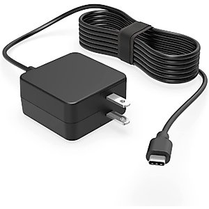 45W USB Type C AC Charger Fit for Asus Chromebook Flip C434TA C434T C434 C433TA C433T C433 C436FA C436F C436 C214MA C214M C214 Adapter Power Supply Cord