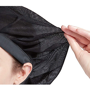 Nanxson 3pcs Chef Hat Kitchen hat Food Service Hair Nets Cooking Chef Cap CF9060 (Black, 3)