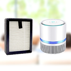 6 Pack PM1220 3-in-1 True HEPA Replacement Filters, Fit for MOOKA and KOIOS PM1220 Air Purifier