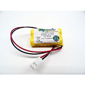 5PCS Dual-Lite 12-822,0120822 Replacement Battery