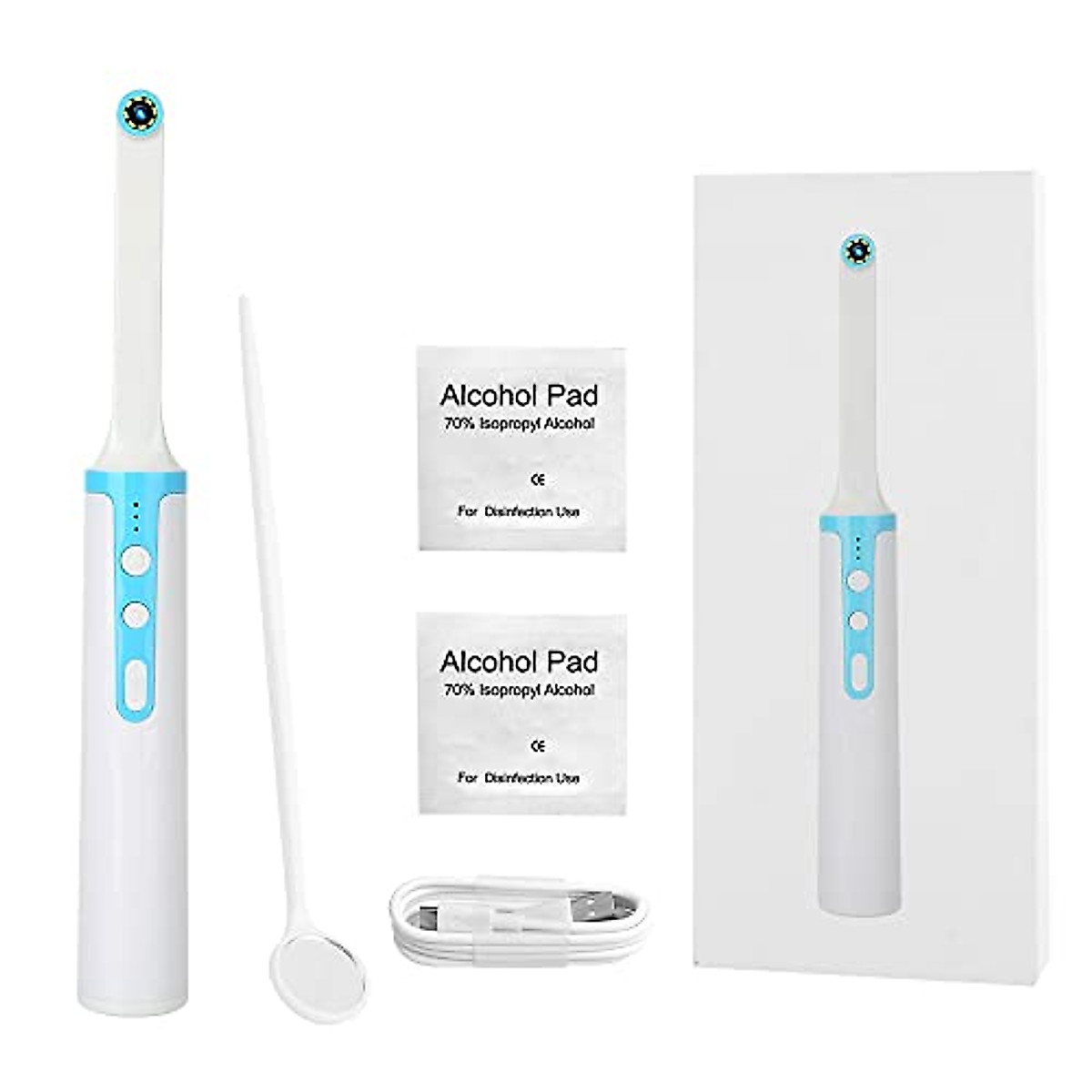 Wireless WiFi HD USB Oral Camera With LED Light for Personal and Pet Oral