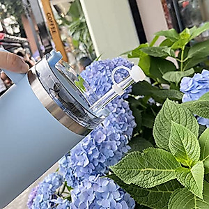 Silicone Spill Proof Stopper Set for Stanley, Spill Stopper Set Compatible with Stanley 1.0 40&30 Oz Tumbler with Handle, 2 Straw Cover Cap, 2 Spill Stopper&2 Leak Stopper for Stanley Cup Accessories