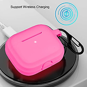 Case Airpods 3 Replacement for Apple AirPods 3rd Generation 2021, Pink Airpod 3 Gen Silicone Protective Skin Sleeve Accessory Glow in Dark for Girl, Women - LEFXMOPHY