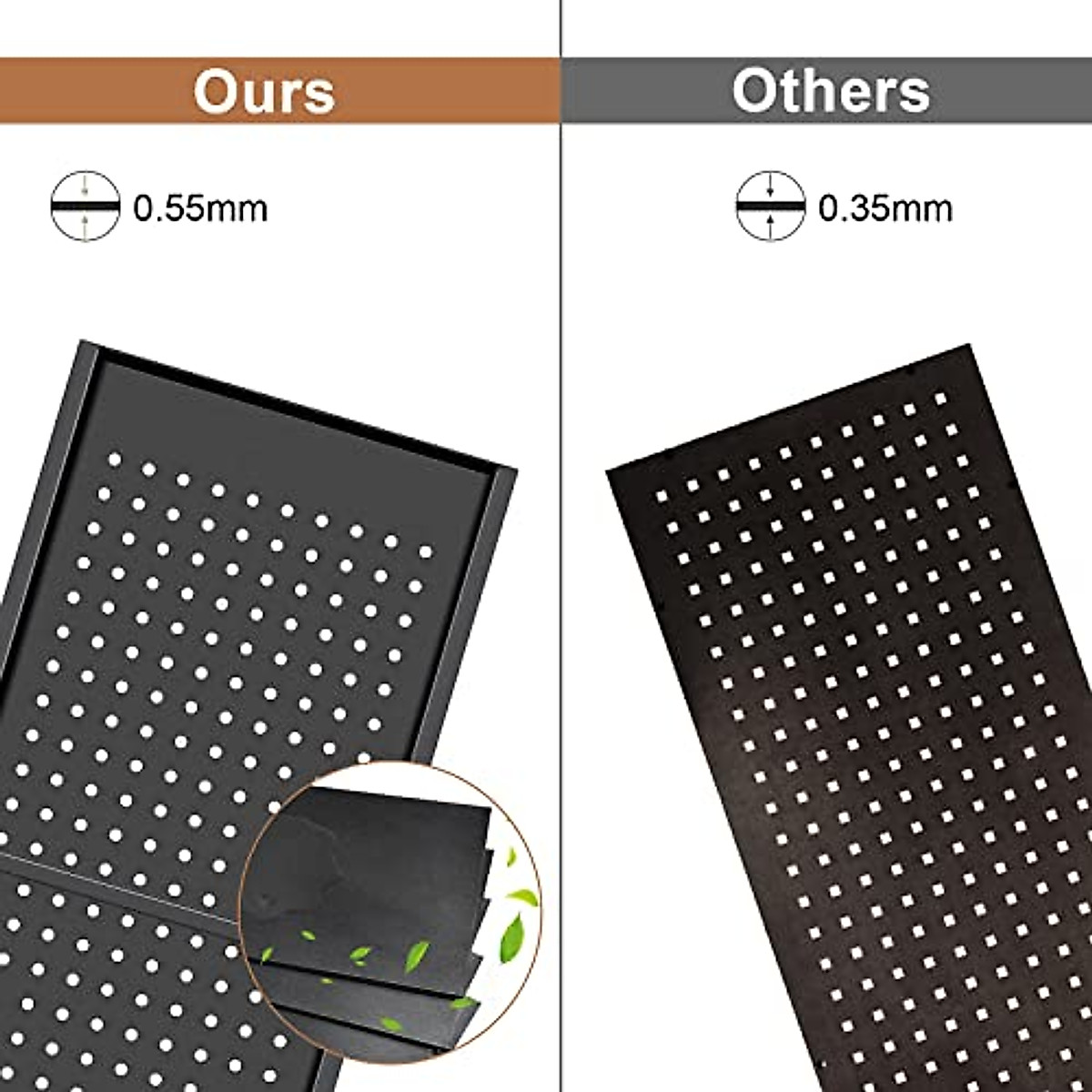 ALANNG Storage Shelves Heavy Duty on Wheels, 3 Tier Rolling Cart,Metal Shelving Units 28" W x 14" D x 35" H for Garage Kitchen Bakers, Metal Wire, Collapsible/Foldable Organizer Rack