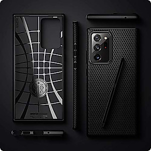 Spigen Liquid Air Armor Designed for Samsung Galaxy Note 20 Ultra 5G Case (2020) - Matte Black