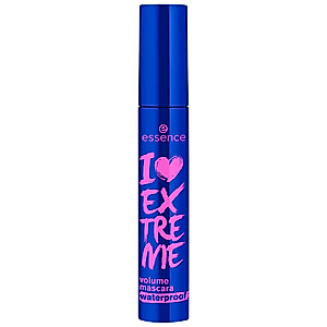 essence | I Love Extreme Volume Mascara Waterproof | Paraben Free | Cruelty Free | Black (Pack of 1, Waterproof)