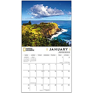National Geographic Hawaii 2021 Wall Calendar