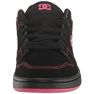 DC Women's Manteca 4 Low Skate Shoe, Battleship/Crazy Pink, 9.5