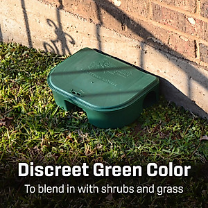 Exterminators Choice - Large Rat Bait Station Boxes with 1 Key - Heavy Duty Mouse Trap Poison Holder - Great for Catching Rats and Mice - Pest Control - Durable and Discreet