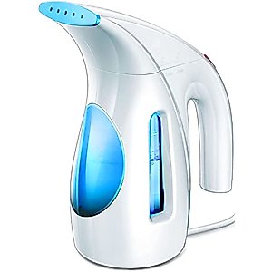 Hilife Steamer for Clothes, Portable Handheld Design, 240ml Big Capacity, 700W, Strong Penetrating Steam, Removes Wrinkle, for Home, Office and Travel (Maya Blue)