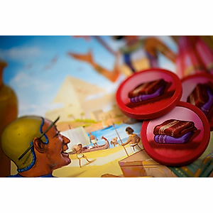 Ankh'or Board Game - Ancient Egyptian Marketplace and Building Strategy Game, Fun Family Game for Kids & Adults, Ages 8+, 2 Players, 30 Minute Playtime, Made by Space Cowboys