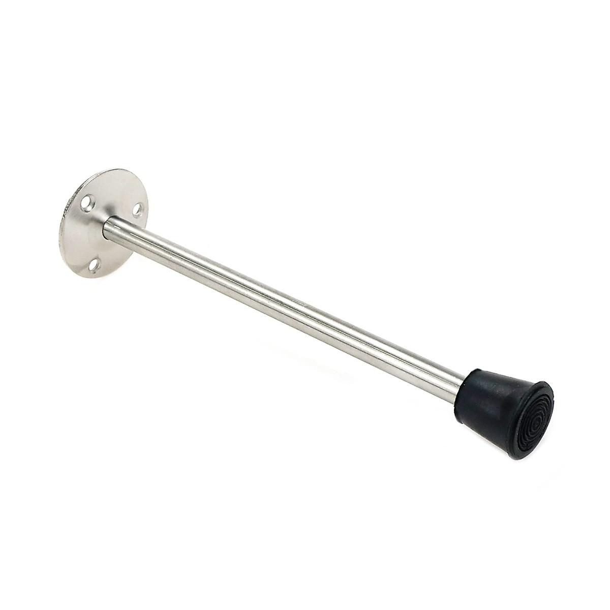 Rannb Door Stopper Stainless Steel Wall Mounted Door Stop with Rubber Bumper 7.87"/200mm Length
