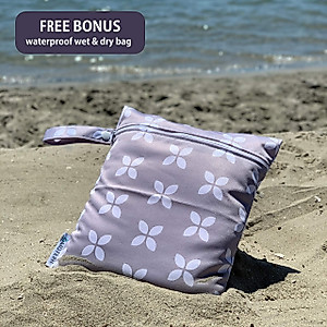 Moteph Extra Large Diaper Caddy, Craft, Toy Organizer with Zip-Top Cover with Waterproof Wet/Dry Bag - Perfect for Baby Shower