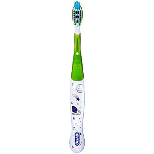 Oral-B Pro-Health Junior CrossAction Galaxy Toothbrush, Ages 6+, Soft - Pack of 4
