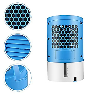 IMIKEYA Portable Air Conditioner- 4 in 1 Mini Air Conditioner Fan Personal Air Conditioner Evaporative Air Cooler 3 Speeds Small Portable Cooler Quiet Desk Cooling Fan for Home Office Christmas Gift
