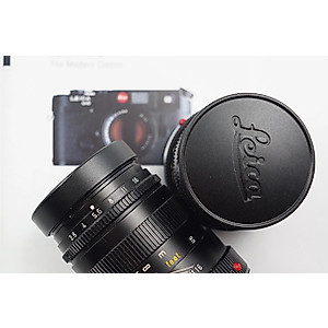YEWOOP Qb-C Metal Black Lens Cap Front Cover Compatible with Leica L39 E39 Caliber Lens Voigtlander Zeiss Summicron Summaron Summilux Elmar Elmarit Jupiter, Internal Diameter 42mm(1.65in) (Black)