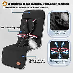 Blahoo Lightweight Baby Stroller, Folding Compact Travel Stroller for Airplane, Umbrella Stroller for Toddler(Gray)