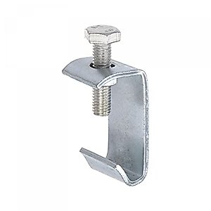 uxcell Galvanized Steel M10 G Clamp Duct Flange Clip for Rectangular Tube Connection