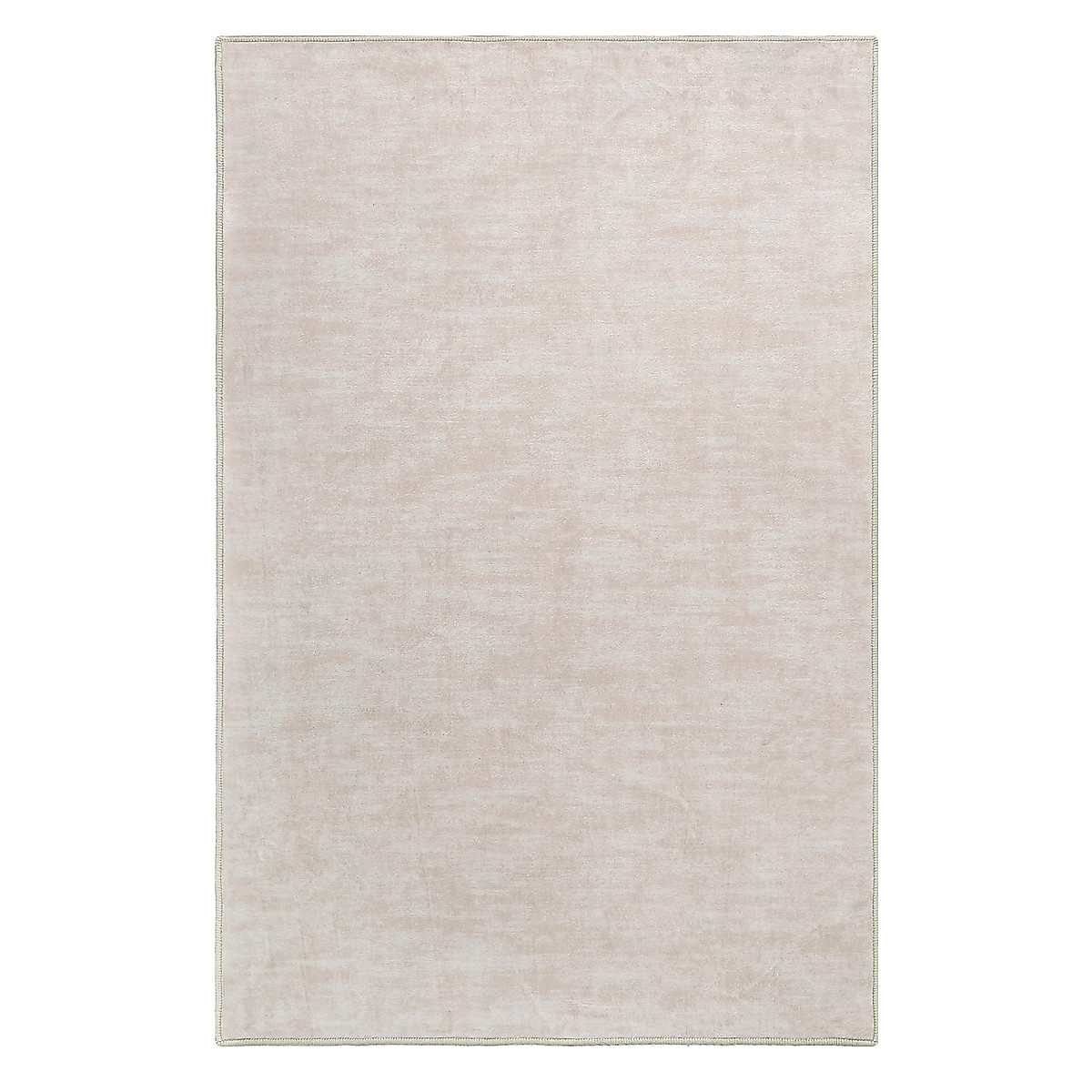 COZYLOOM 9x12 Living Room Solid Rug Indoor Non Slip Low Pile Large Throw Rug Modern Rug Contemporary Floor Cover Boho Accent Rug Carpet Washable Rug for Bedroom Home Decor, Beige