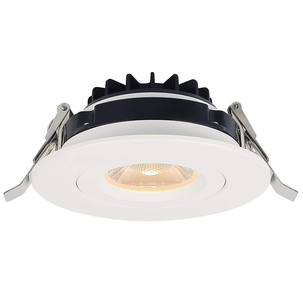 Westinghouse 5214000 12 (80 Watt Equivalent) 4 Inch Gimbal Recessed LED Downlight, Dimmable, Warm White