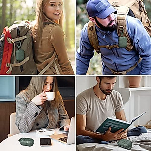 KMMIN Airpod Pro Case with Keychain Hard TPU Shockproof Protective Compatible with Airpods Pro 1st Generation Case(2019) Apple Airpod Pro Case Cover for Men Women Front LED Visible-Green