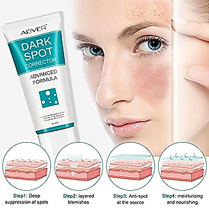 Dark Spot Remover for Face, Dark Spot Corrector Cream, Fade Out The Skin Black Precipitate, Remove Freckle for Face, Fade Spots for All Skin Tone Types
