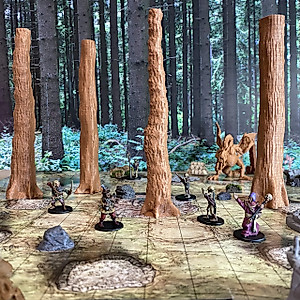 Extruded Gaming Towering Redwood Trees