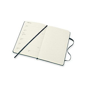 Moleskine Limited Edition Harry Potter 18 Month 2021-2022 Weekly Planner, Hard Cover, Pocket (3.5" x 5.5"), Tide Green