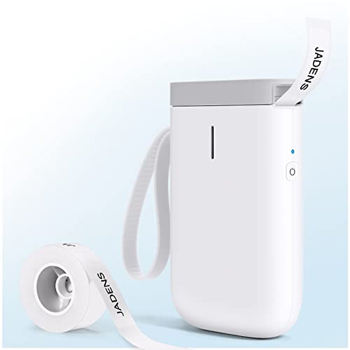 JADENS Label Maker Machine, D11 Portable Bluetooth Printer for Labeling, Home, Office, Organization, Mini Label Maker Machine with Tape, Multiple Templates Available for Phone, Handheld Labeler, White