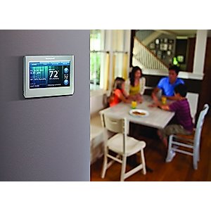 Honeywell RTH9580WF1005/W1 Smart Wi-Fi 7 Day Programmable Color Touch Thermostat, Works with Amazon Alexa