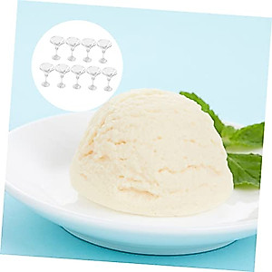 Zerodeko 18 Pcs dessert cup trifle bowl small parfait cups beverage drink cup Clear pudding jelly glass cup plastic pudding cups plastic tumblers Glass Ice Cream Cup yogurt jar Glasses