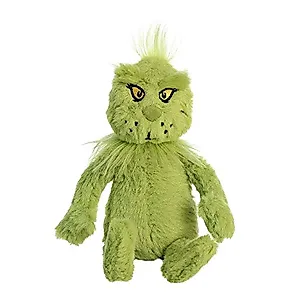 Aurora® Whimsical Dr. Seuss™ Grinch Stuffed Animal - Magical Storytelling - Literary Inspiration - Green 7 Inches