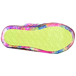 UGG Girls K Fluff Yeah Pixelate Slipper, White, 6 Big Kid