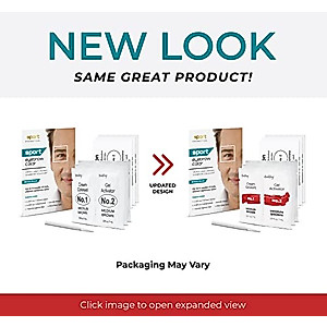 Sport Eyebrow Colorant, Men's Long Lasting Treatment to Cover Gray Brow Hairs, Medium Brown