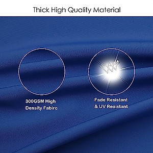 idee-home Outdoor Chair Cushions Set, Thick 3" Outdoor Seat Cushions Patio Furniture Waterproof with Ties, Dining Pads