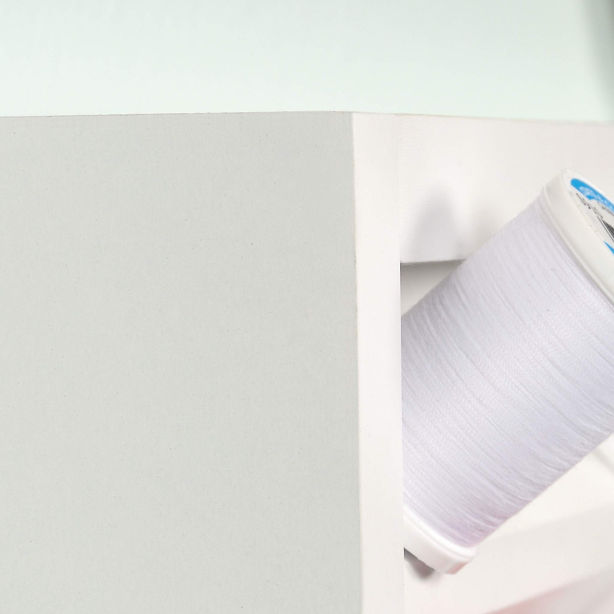 Sauder Craft Pro Series Wall Mounted Pegboard with Thread Storage, White Finish