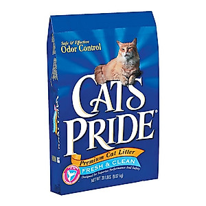 Cat's Pride Premium Clay Cat Litter, 20-Pound Bag