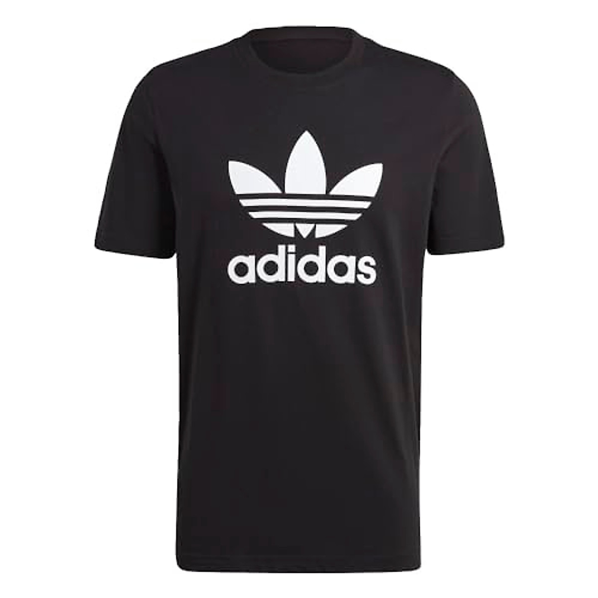adidas Originals unisex baby Trefoil Tee Shirt, Black/White, 18 Months US