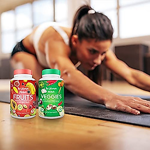 The Vitamin Kitchen Fruit and Veggie Supplements-90 Fruits, 90 Veggies Capsules to Boost Energy Balance - Whole Food Fruits and Vegetable from Nature - Made in USA - Soy & Vegan Free (Pack of 2)