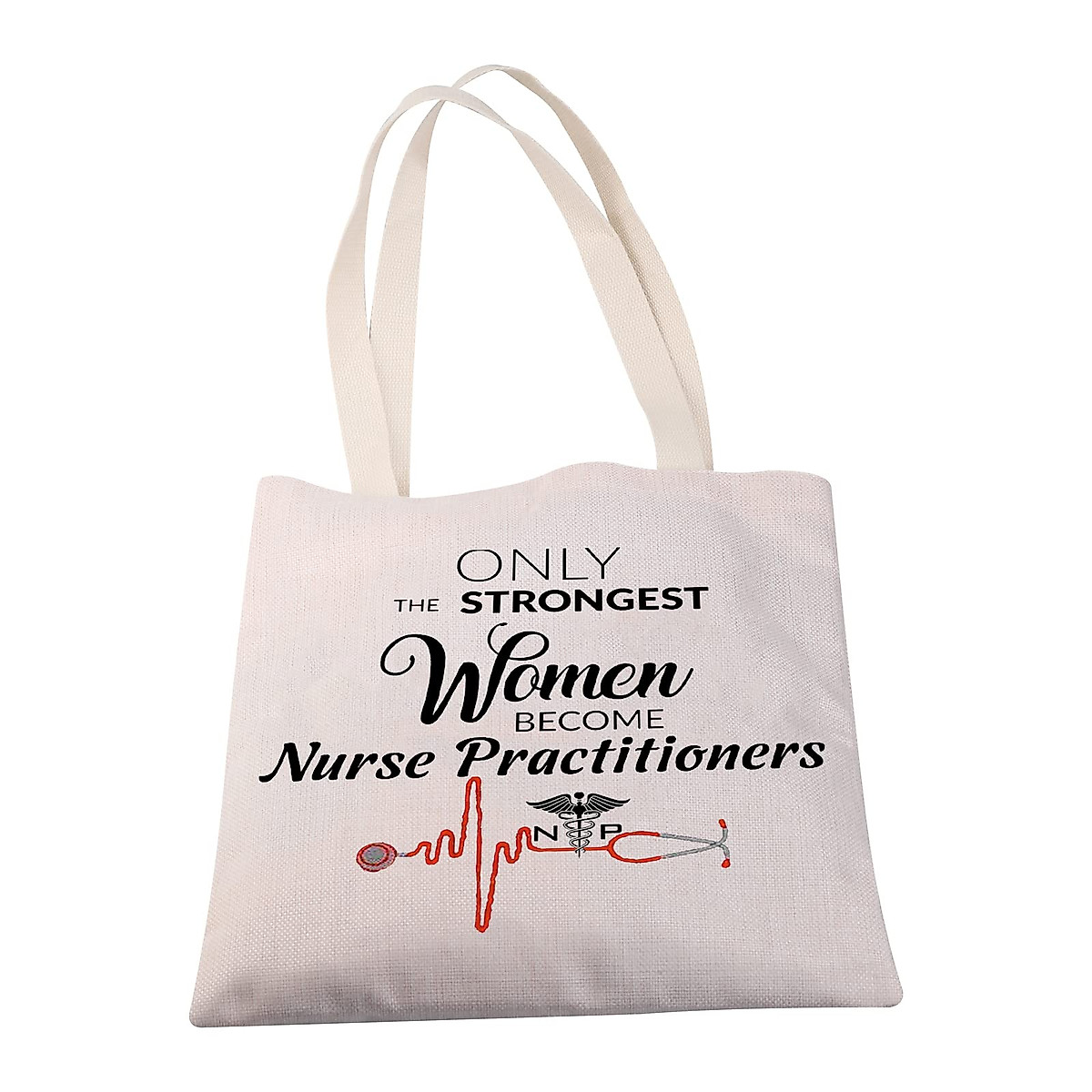 MBMSO Nurse Practitioner Tote Bag NP Gifts for Nurses Shoulder Bag only the Strongest Women Become Nurse Practitioners Shopping Bag (Nurse Practitioner Tote Bag)